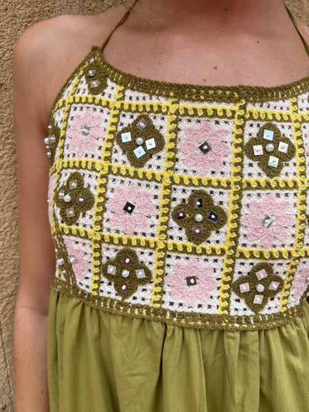 Vestido pecho crochet – El Ropero de Carmela